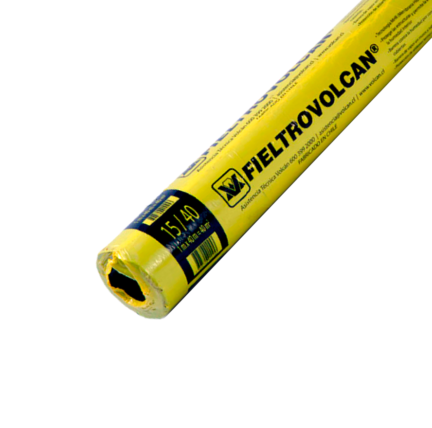 Fieltro asfáltico liso 40m2 15/40 - Ferreteria Chilemat Paniahue